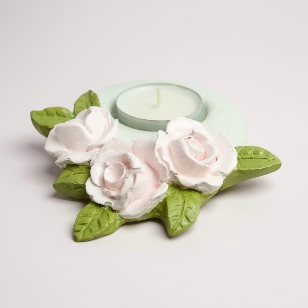 Lamellen Kugel Teelichthalter aus Beton für gemütliches Ambiente ...