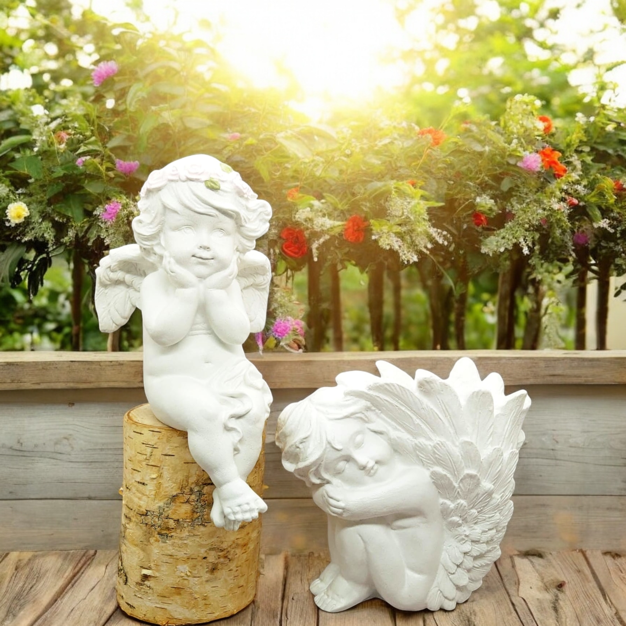Engel - Deko Objekte aus Beton für eine himmlische Atmosphäre