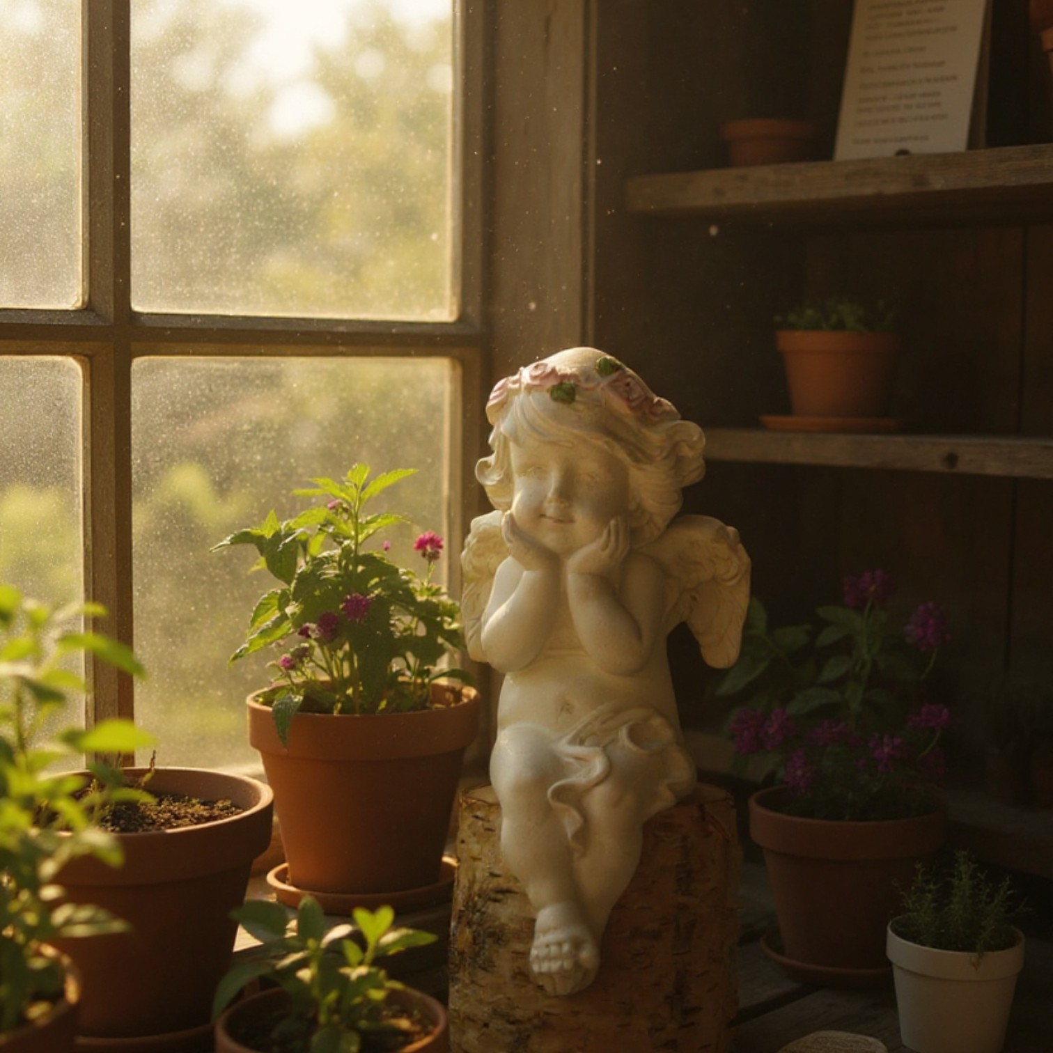 Engel - Betonte Deko