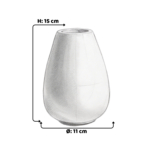 Große bauchige Vase aus Beton – modernes Statement-Piece